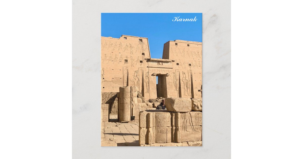 Karnak - Egypt Postcard | Zazzle