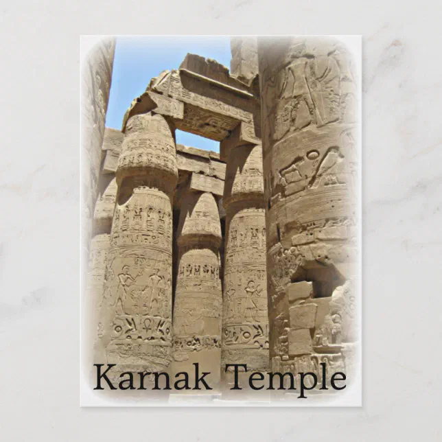 Karnak Temple Postcard | Zazzle