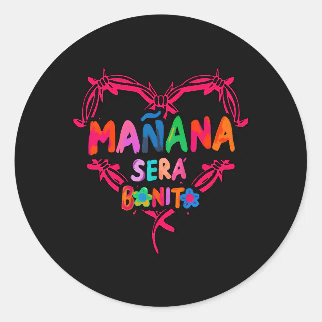 Karols Ana G Sera Bonitos Classic Round Sticker | Zazzle