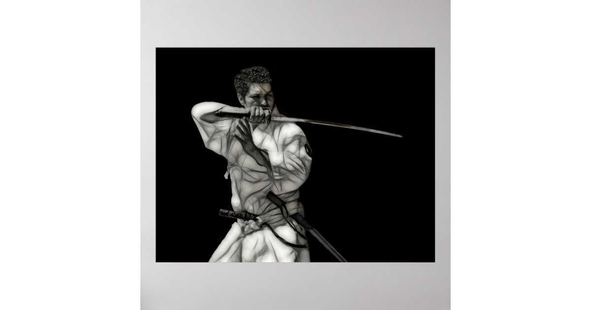 KATANA SWORD of SAMURAI Poster | Zazzle