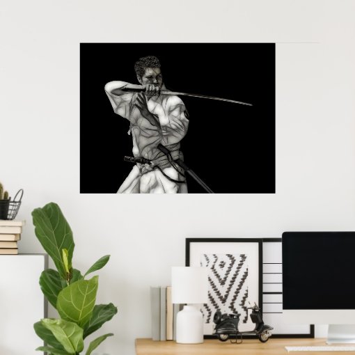 KATANA SWORD of SAMURAI Poster | Zazzle