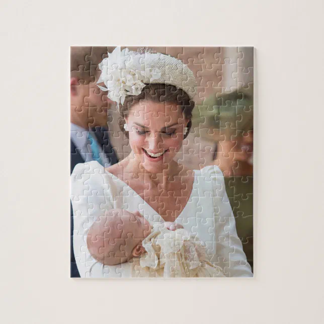 Kate Middleton and Prince Louis Jigsaw Puzzle | Zazzle