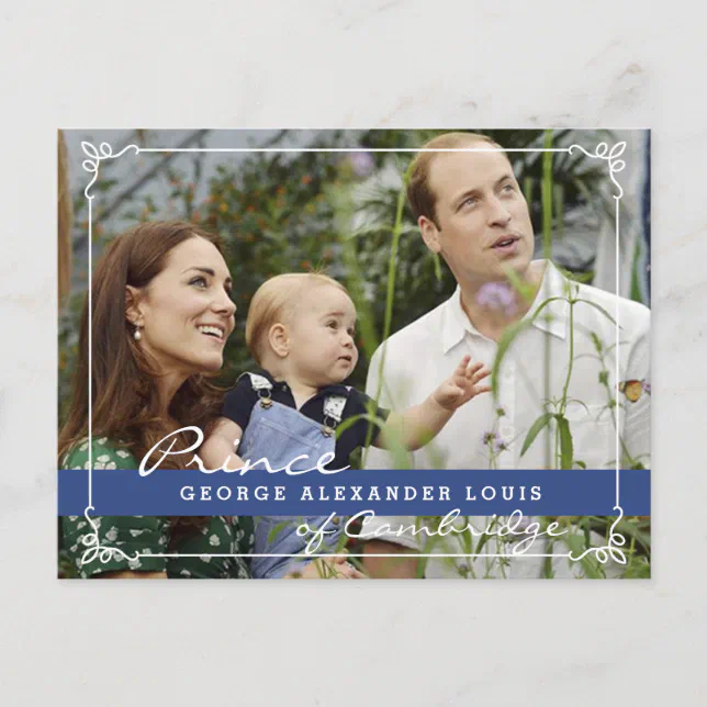 Kate Middleton Prince George Postcard | Zazzle