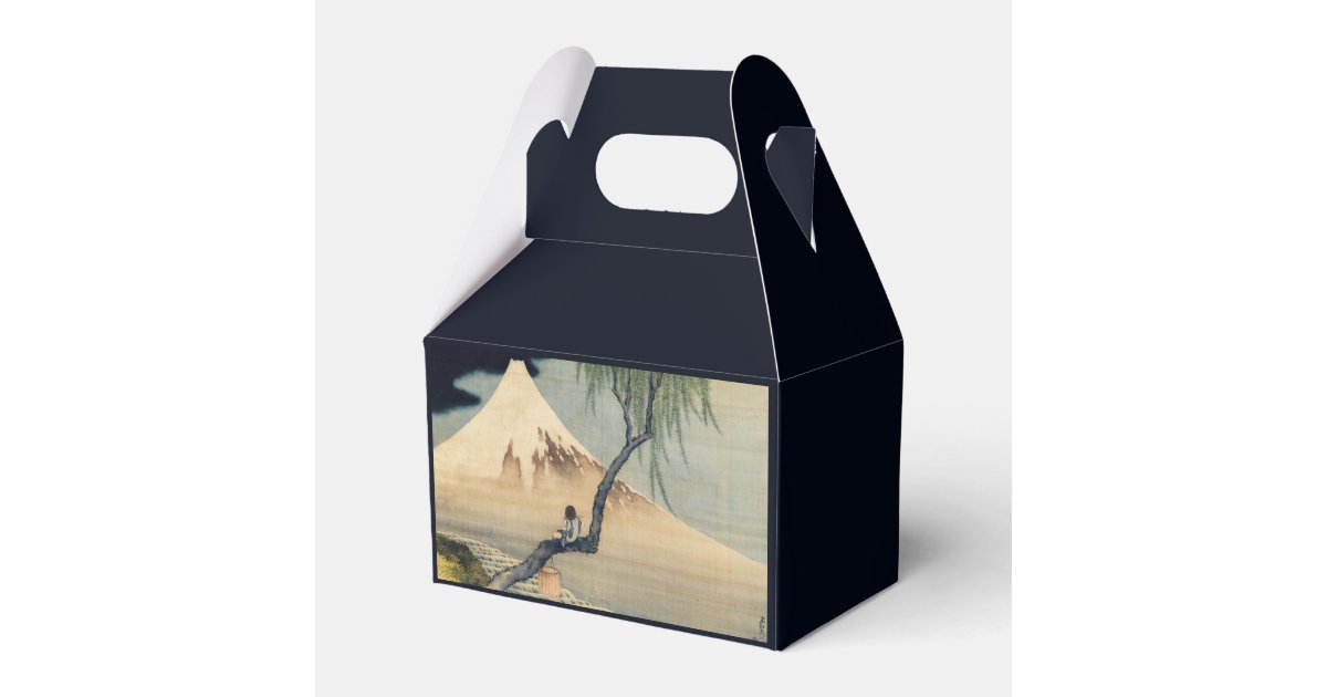 Katsushika Hokusai - Boy Viewing Mount Fuji Favor Boxes | Zazzle