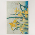Katsushika Hokusai - Grasshopper and Iris Jigsaw Puzzle | Zazzle