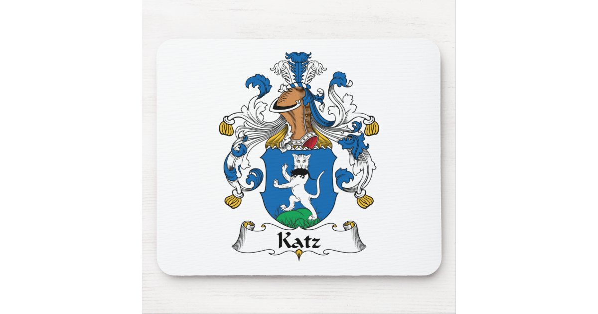Katz Family Crest Mouse Pad | Zazzle