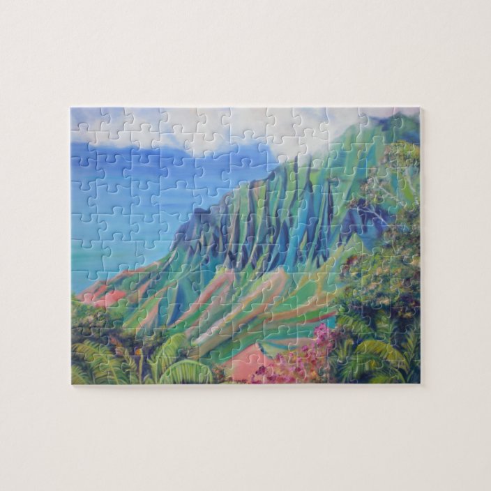Kauai Kalalau Valley Jigsaw Puzzle | Zazzle.com
