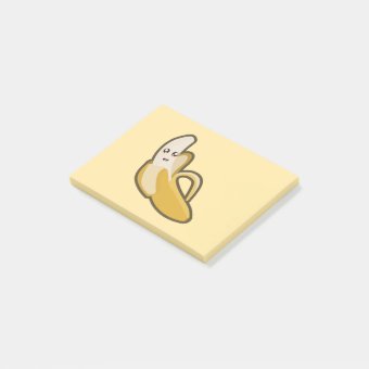 Kawaii Banana Post-it Notes | Zazzle