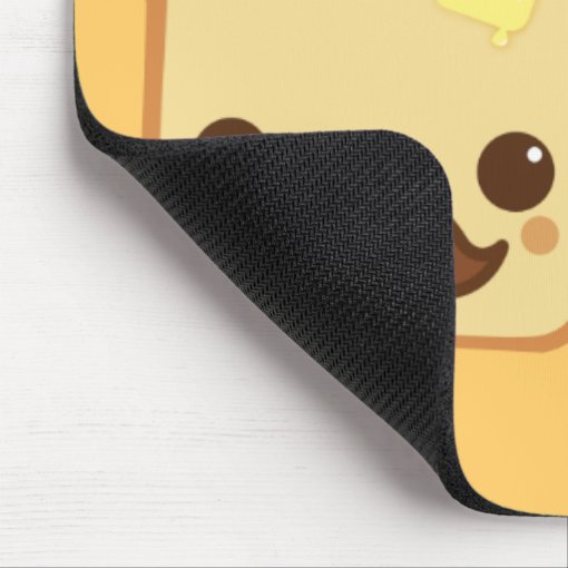 Kawaii cute toasts couple mouse pad | Zazzle