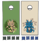 There be Dragons King Arthur Medieval Dragon Door Cornhole Set | Zazzle.com