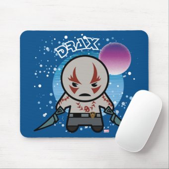 Kawaii Drax In Space Mouse Pad | Zazzle