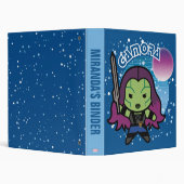 Kawaii Gamora In Space 3 Ring Binder | Zazzle
