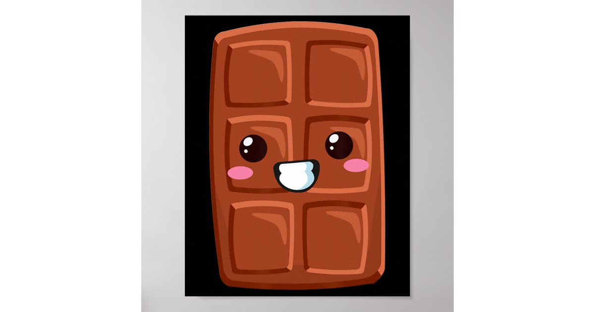 Kawaii Halloween Group Costume Party S'mores Choco Poster | Zazzle