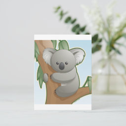 Kawaii Koala Postcard | Zazzle
