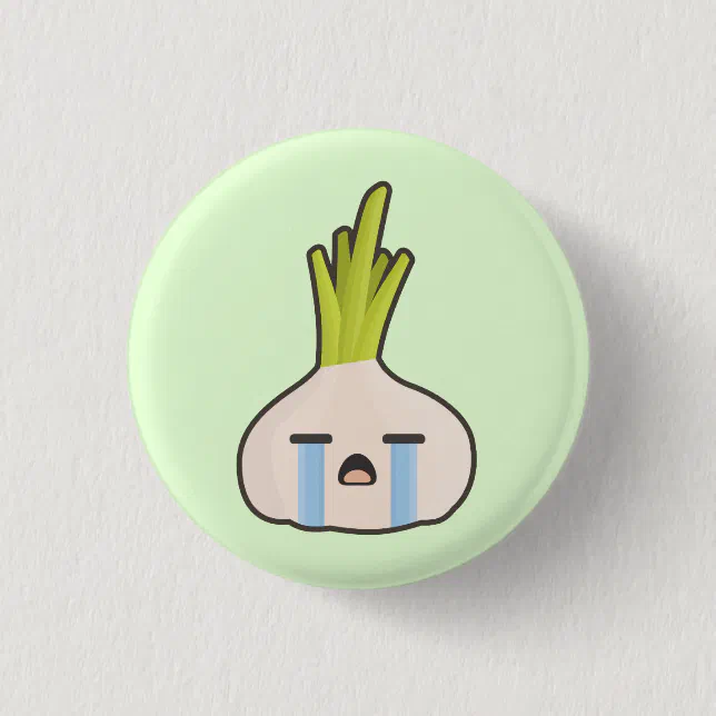 Kawaii Onion Pinback Button | Zazzle