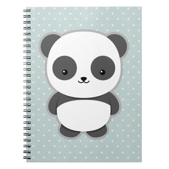 Kawaii Panda Notebook | Zazzle.com