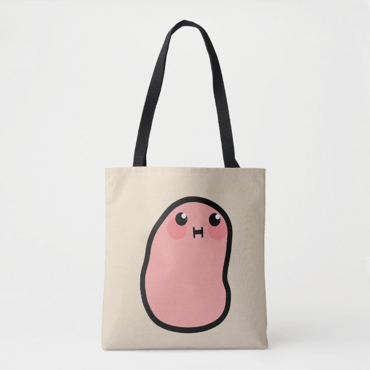 Kawaii potato tote bag | Zazzle