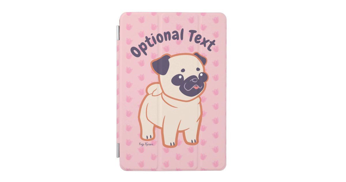 Kawaii Pug iPad Mini Cover | Zazzle