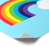 Kawaii Rainbow Poster | Zazzle