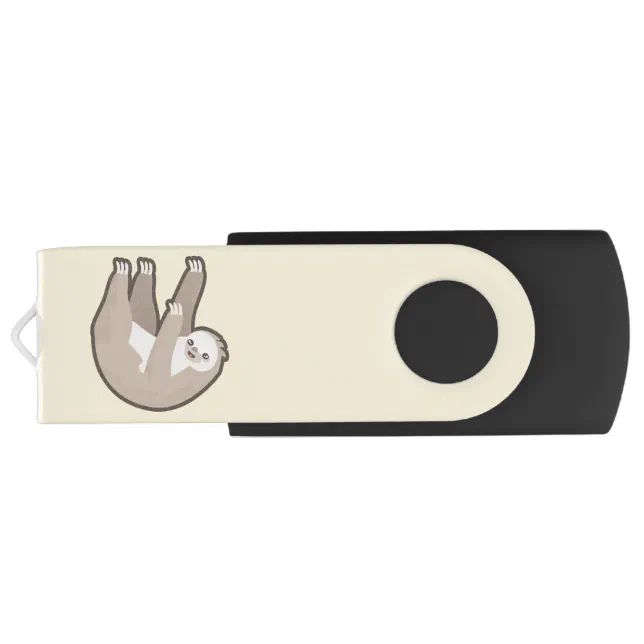Kawaii Sloth Flash Drive | Zazzle