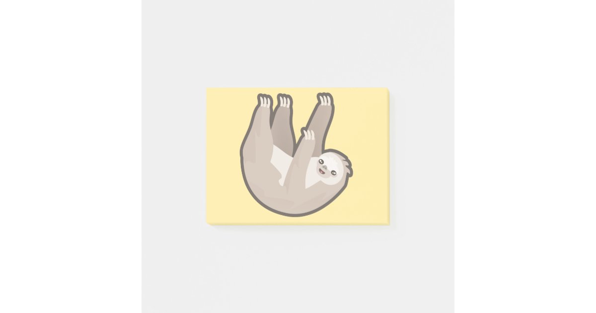 Kawaii Sloth Post-it Notes | Zazzle