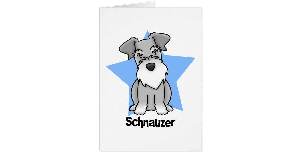 Kawaii Star Schnauzer | Zazzle