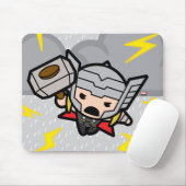 Kawaii Thor With Lightning Mouse Pad | Zazzle