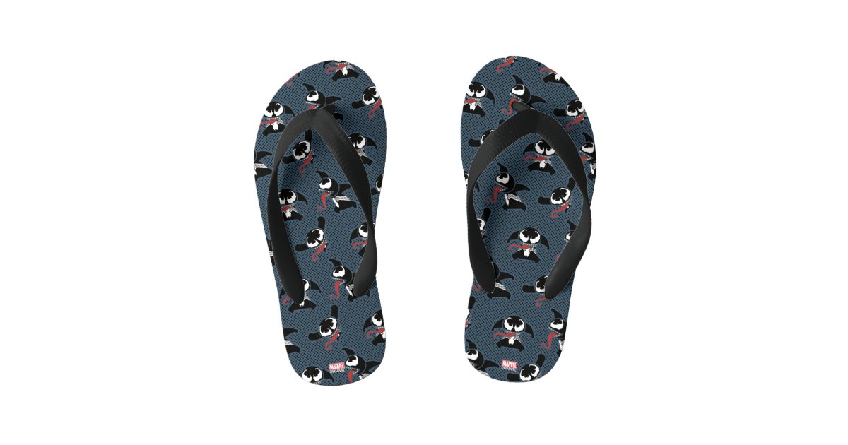 Kawaii Venom Tongue Lash Kid's Flip Flops | Zazzle