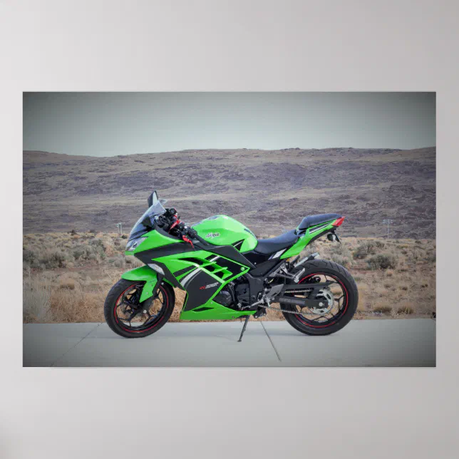 Kawasaki Ninja 300 Poster | Zazzle
