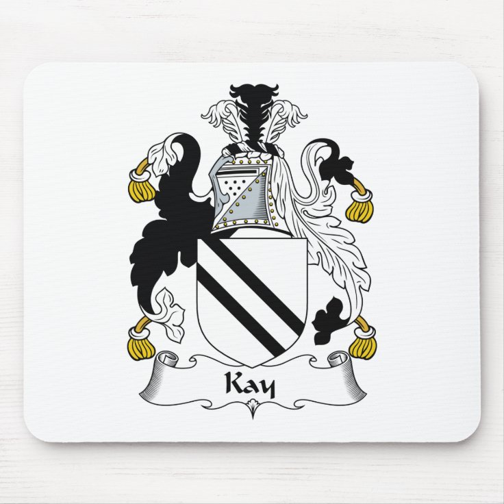 Kay Family Crest Mouse Pad | Zazzle