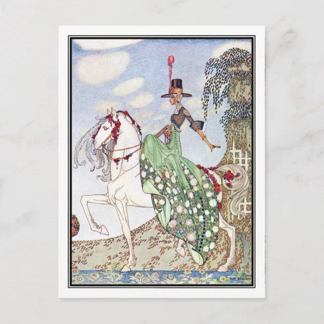 Kay Nielsen - In Powder and Crinoline Postcard | Zazzle