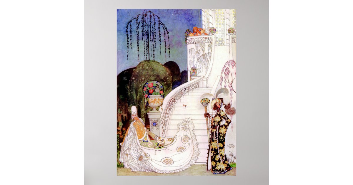 Kay Nielsen's Cinderella Leaving the Ball Poster | Zazzle