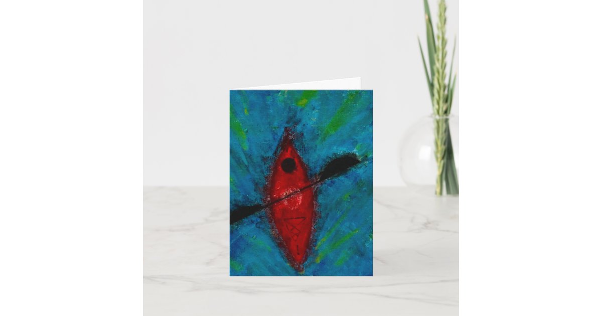 Kayak Card | Zazzle