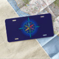 Kayak Compass Rose License Plate | Zazzle