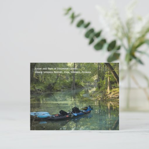 Kayak in Spring Postcard | Zazzle