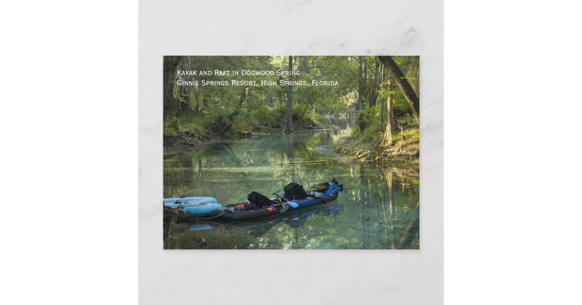 Kayak in Spring Postcard | Zazzle