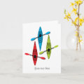 Kayak note cards | Zazzle