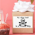 Kayak Paddle Pirate Ship Sticker | Zazzle