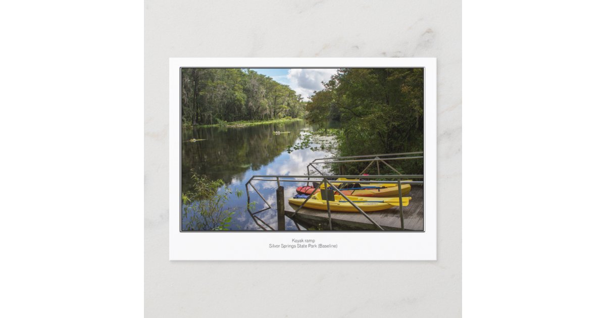 Kayak Ramp Postcard | Zazzle