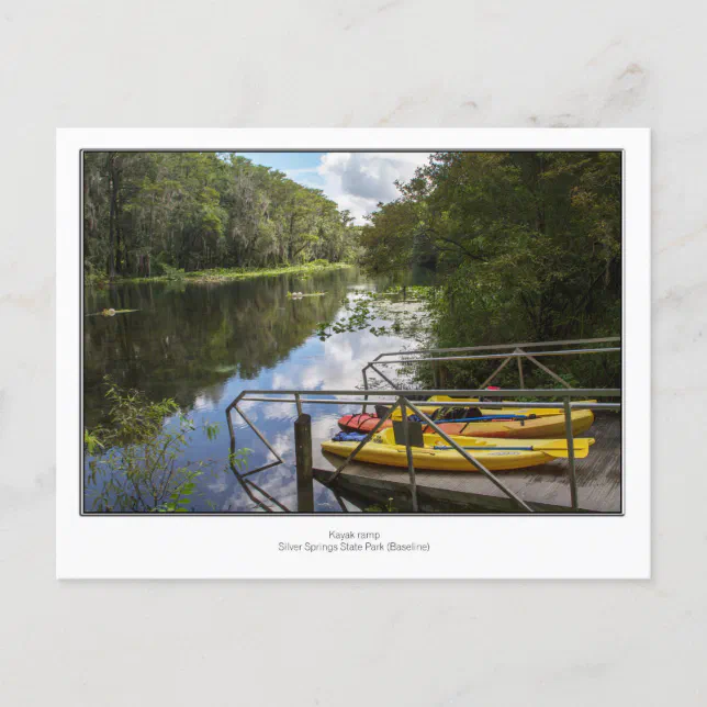 Kayak Ramp Postcard | Zazzle