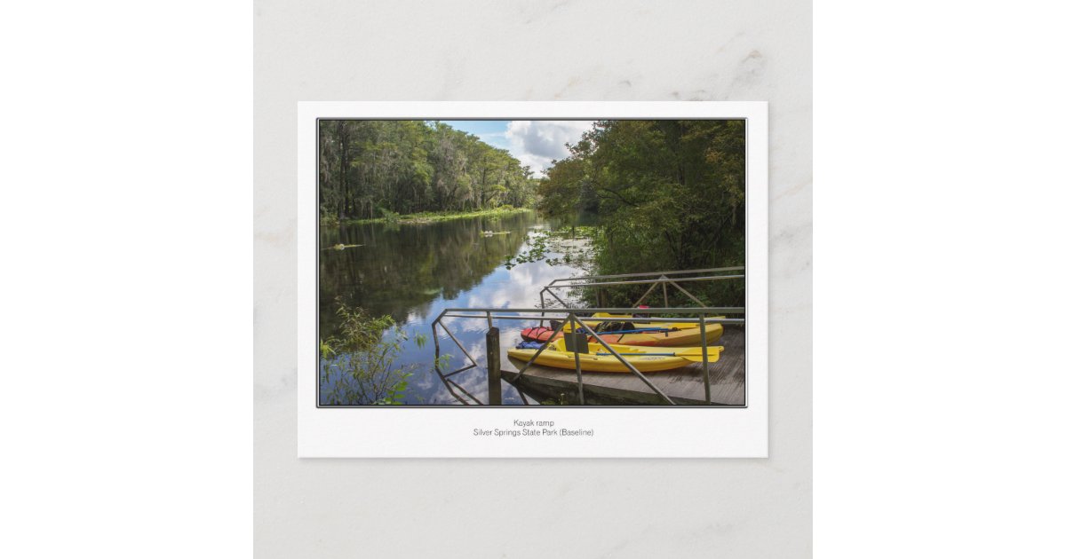 Kayak Ramp Postcard | Zazzle