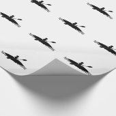 Kayak Stick Man Logo Wrapping Paper | Zazzle