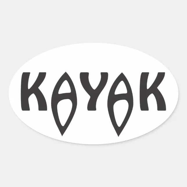 Kayak Sticker | Zazzle