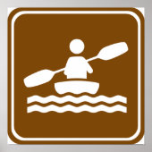 Kayaking Highway Sign | Zazzle