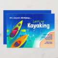 Kayaking Party Invitation | Zazzle