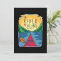 Kayaking - River Is Calling And I Must Go Invitation | Zazzle