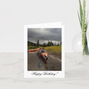 Kayak Birthday Cards | Zazzle