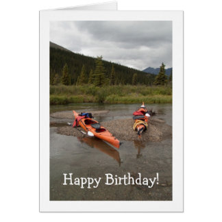 Kayak Birthday Cards | Zazzle