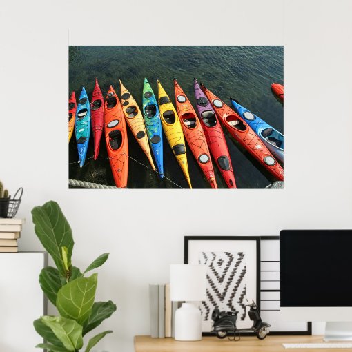 Kayaks poster | Zazzle
