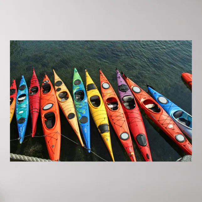 Kayaks poster | Zazzle